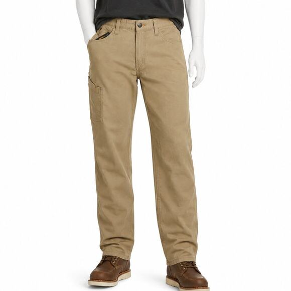 Ariat | Pants | Ariat Rebar M4 Relaxed Straight Khaki Work Pants Mens ...